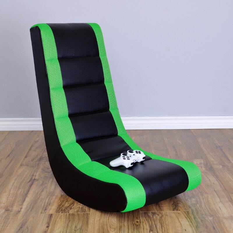 CROCKR Ergonomic Floor Gaming Chair Fiber Mesh Video Gaming Chair